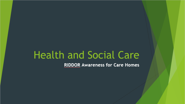 RIDDOR Awareness - i -successacademy
